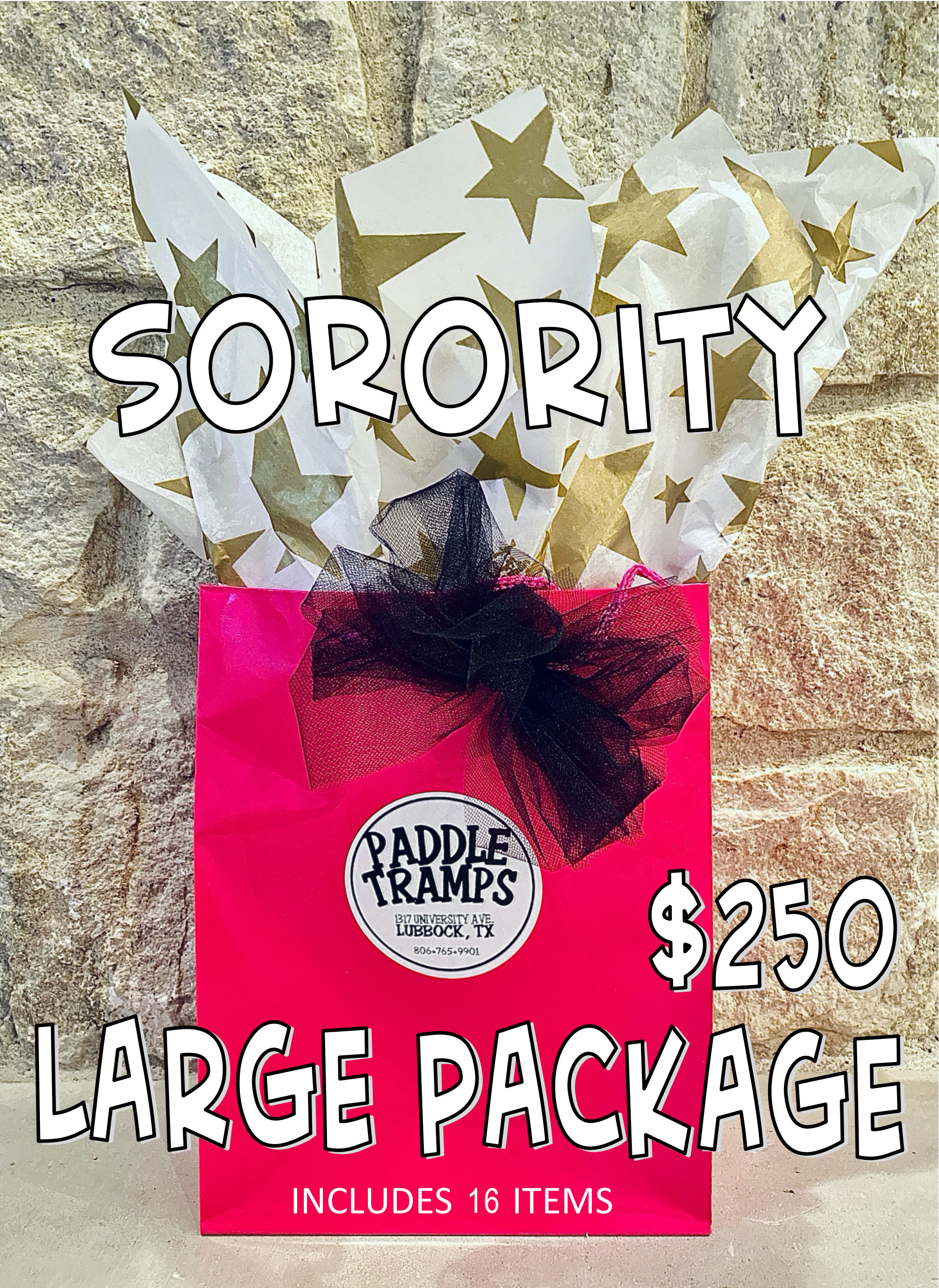 Large Sorority Bid Pack