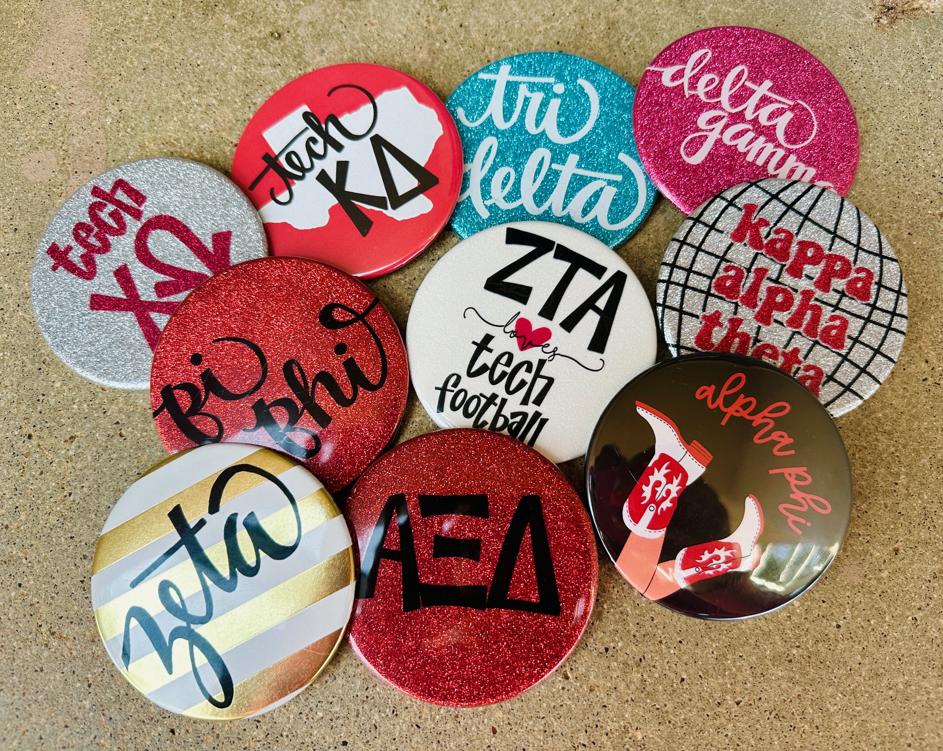 PaddleTramps: Sorority Button