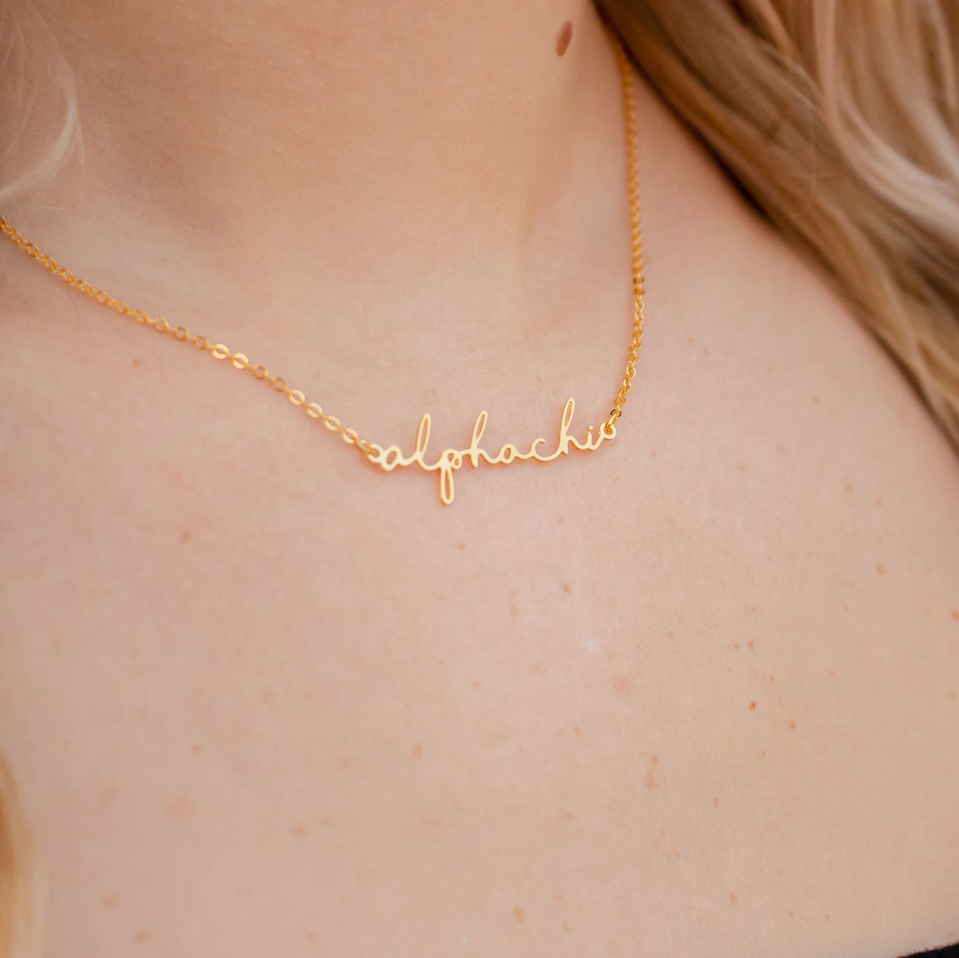 PaddleTramps: Script Necklace
