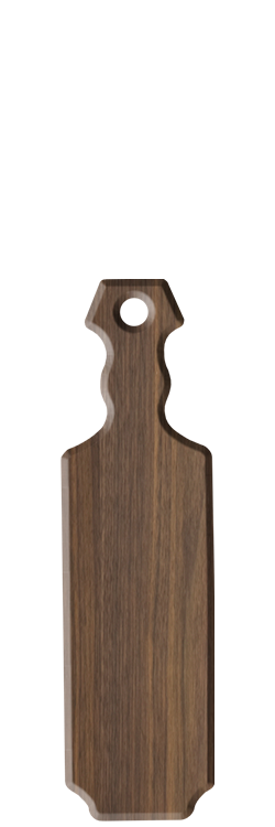 Small Walnut Mini Greek Paddle 305S-WAL