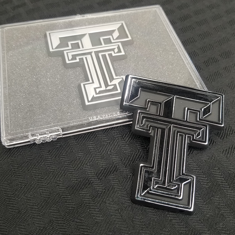 Metal Double T Car Emblem