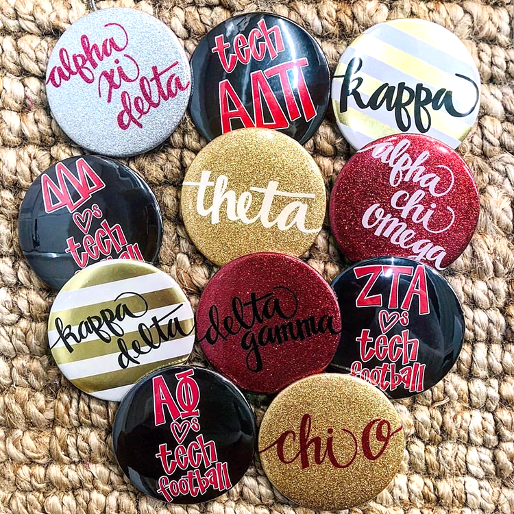 PaddleTramps: Sorority Button