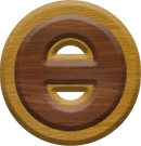 1-7/8 Inch Medium DR Wood Letter THETA | English Greek Alphabet