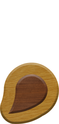 2-3/4 Inch Large DR Wood Letter COMMA | English Greek Alphabet