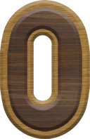 2-3/4 Inch Large DR Fiesta Letter #0 | English Greek Alphabet