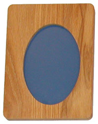 701-Oval Oak Frame | Wood Gift
