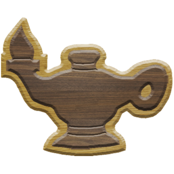 Lamp Small Symbol | Sorority & Fraternity Accessories