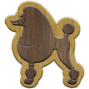 Poodle Small Symbol | Sorority & Fraternity Accessories