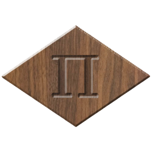 Diamond Pi Mini Symbol | Fraternity & Sorority Accessories