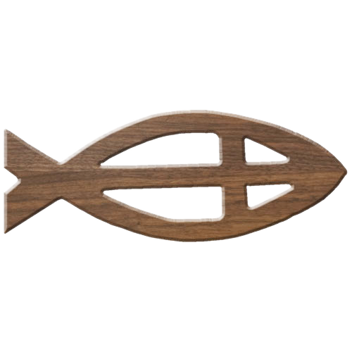 Ichthus with Cross Mini Symbol | Fraternity & Sorority Accessories