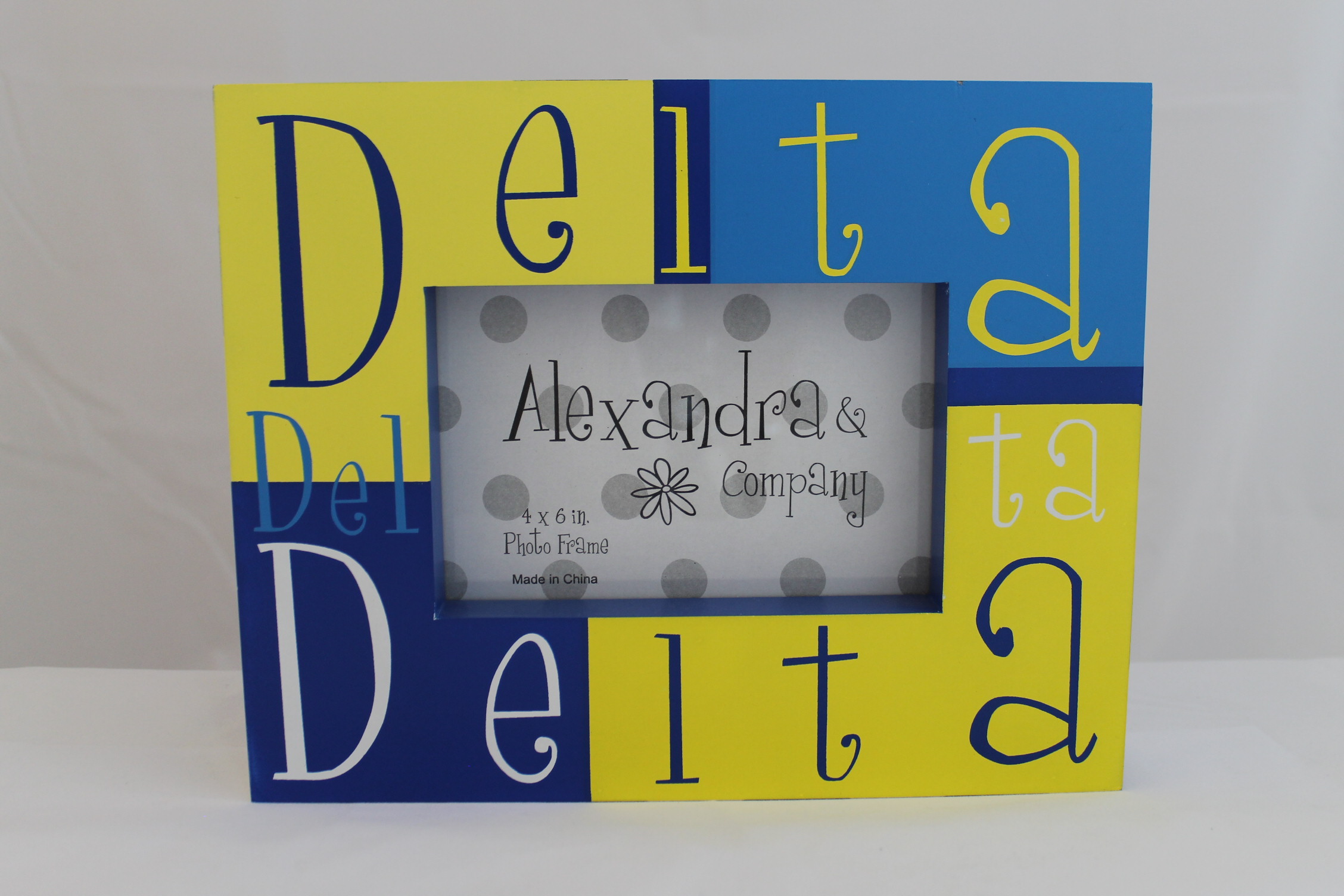 Delta Delta Delta Block Frame