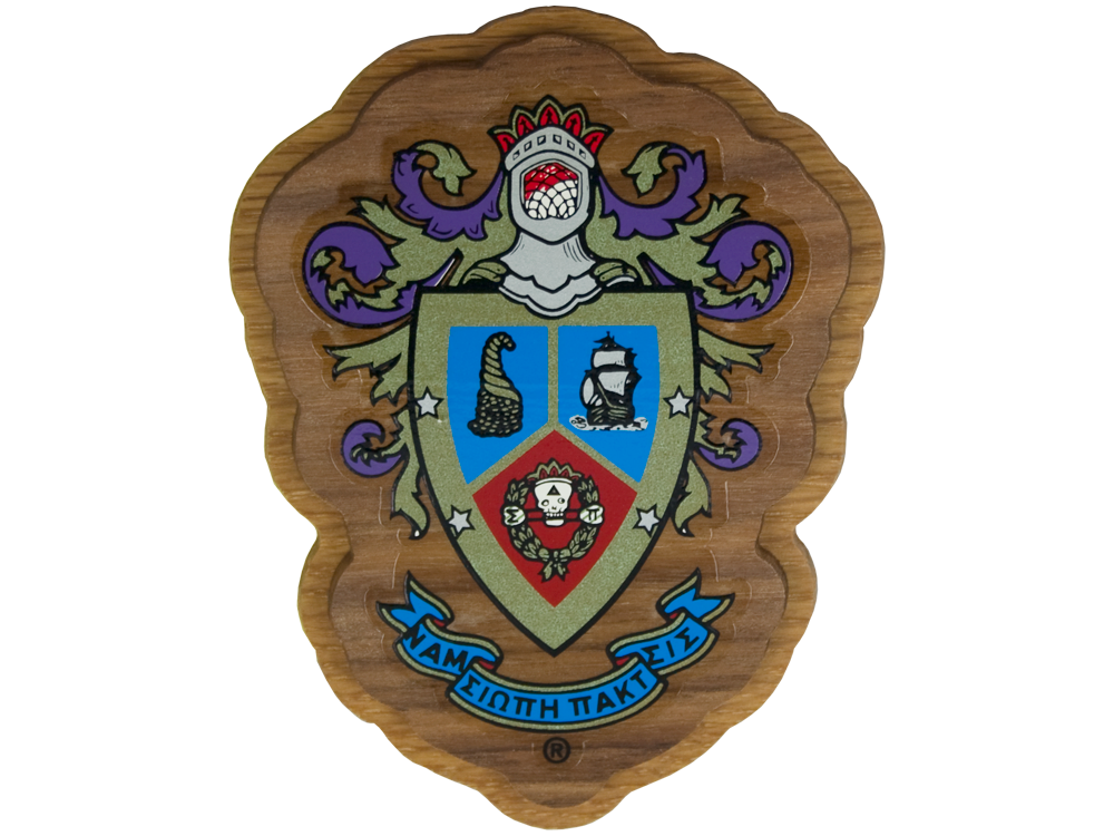 Delta Sigma Pi Decal Background | Fraternity Crest