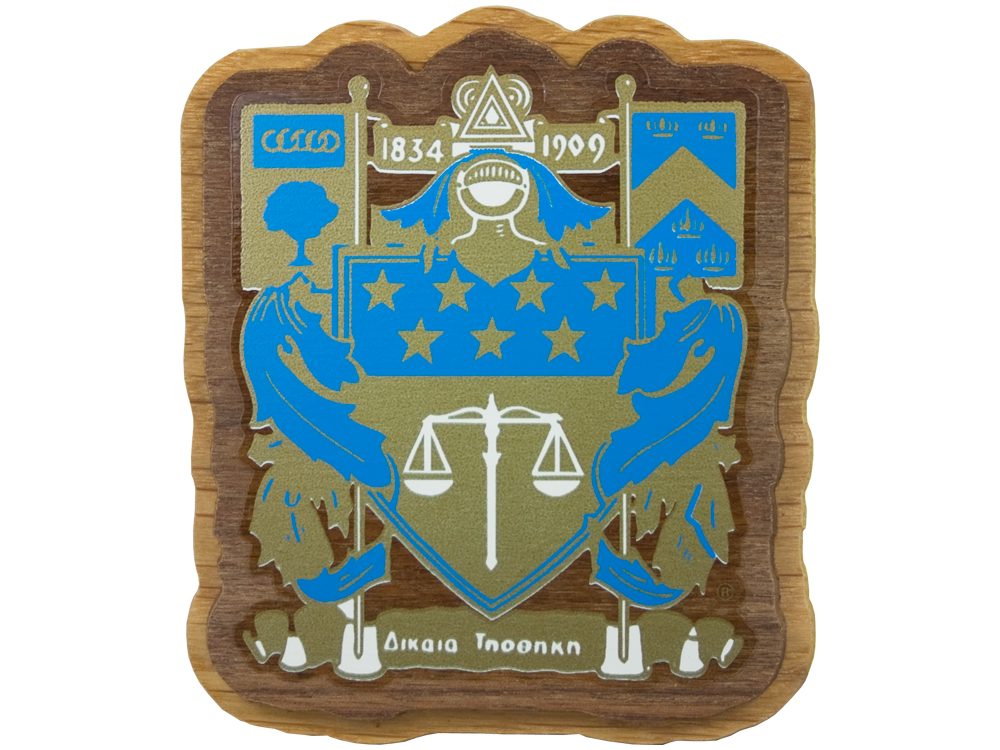 Delta Upsilon Decal Background | Fraternity Crest