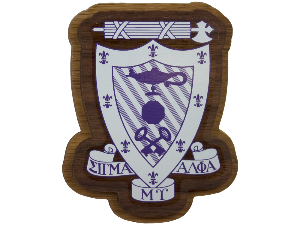 Sigma Alpha Mu Decal Background | Fraternity Crest