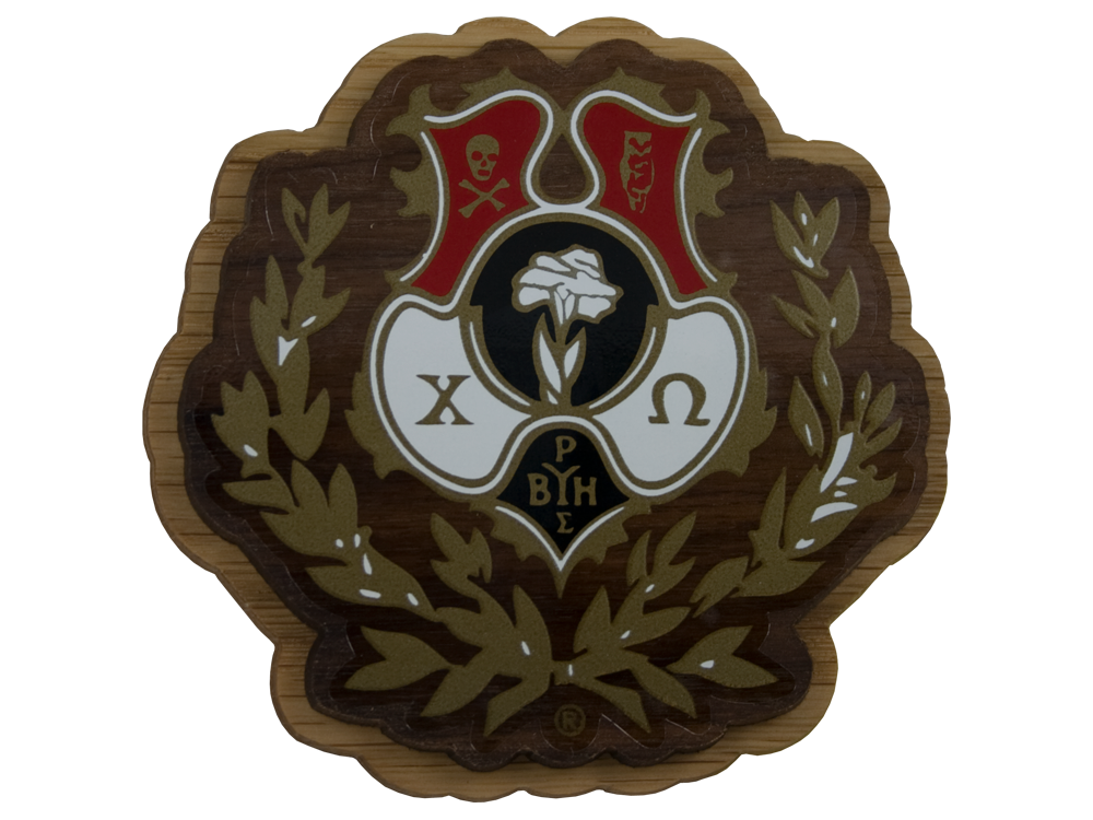 Chi Omega Decal Background | Sorority Crest