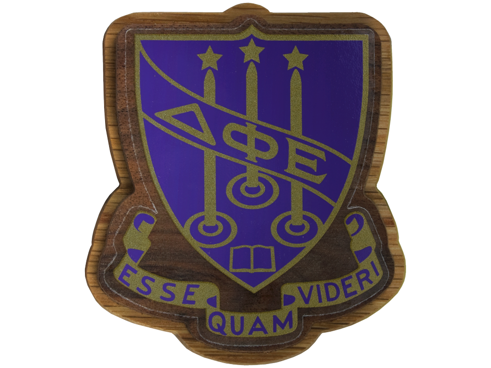 Delta Phi Epsilon Decal Background | Sorority Crest