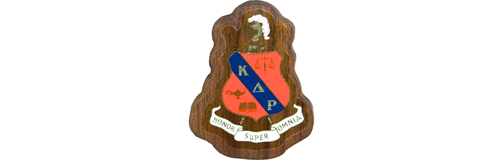 Kappa Delta Rho Mini Decal Background | Fraternity Crest