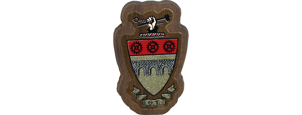 Theta Tau Mini Decal Background | Fraternity Crest
