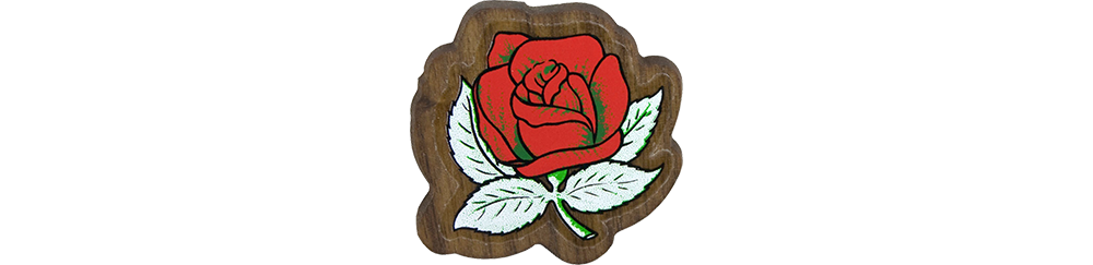 Alpha Omicron Pi (Rose) Mini Decal Background | Sorority Crest