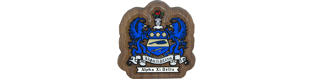 Alpha Xi Delta Mini Decal Background | Sorority Crest