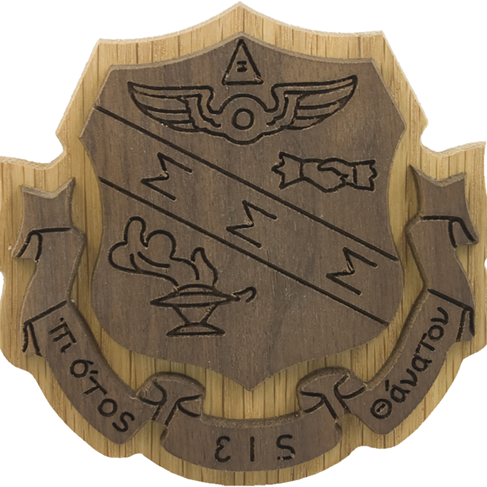 Sigma Sigma Sigma Carved Background | Sorority Crest